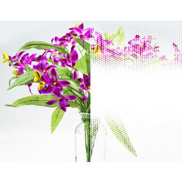 Mirrored mini dot matrix gradient LC